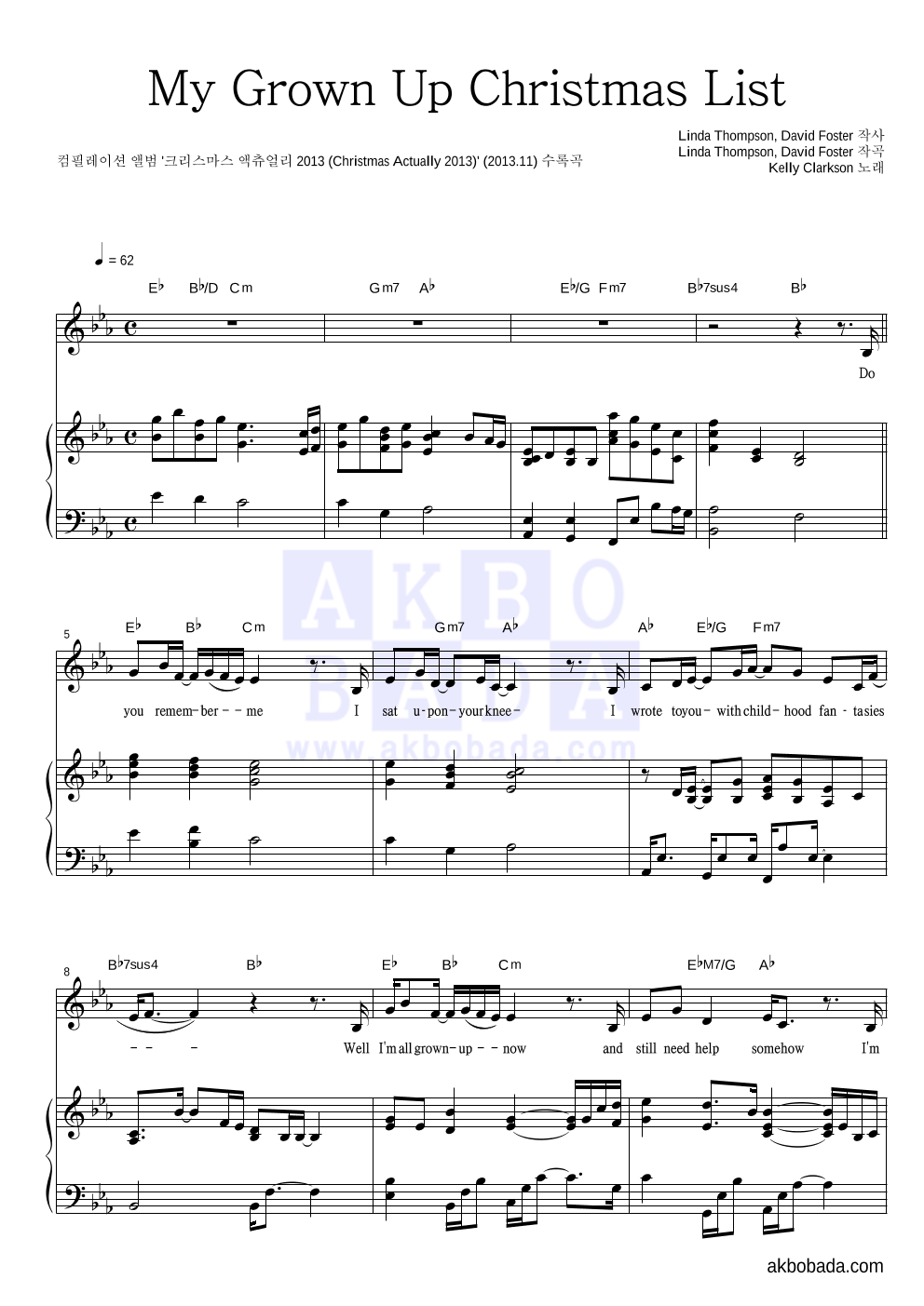 Kelly Clarkson Grown Up Christmas List