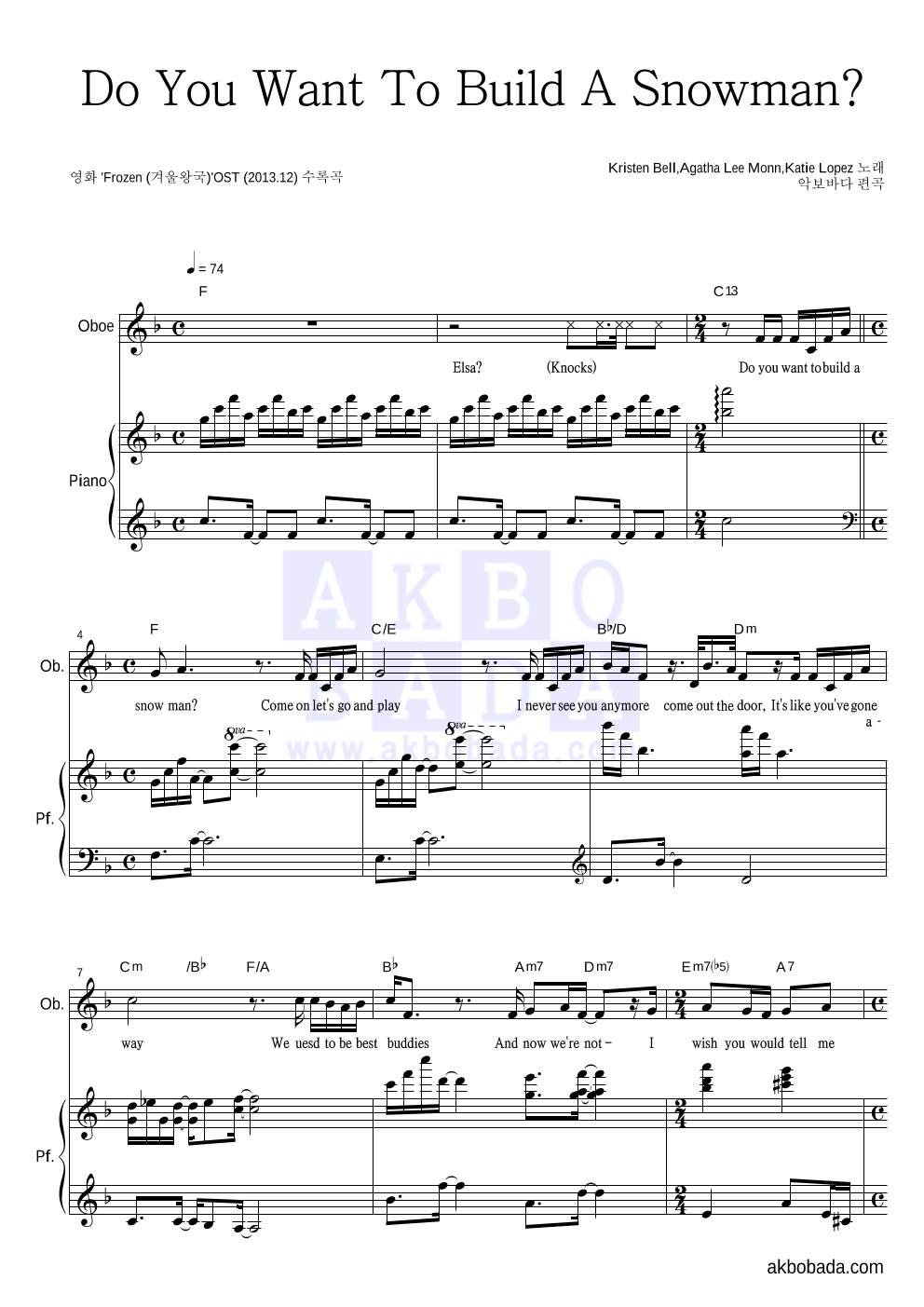 Kristen Bell,Agatha Lee Monn,Katie Lopez Do You Want To Build A Snowman ...